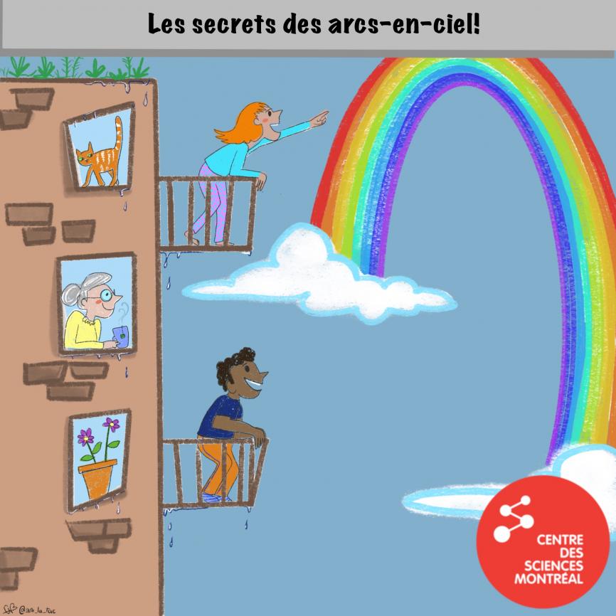 Les secrets des arcs-en-ciel | Centre des sciences de Montréal